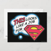This Looks Like a Job for Superman Postcard | Zazzle