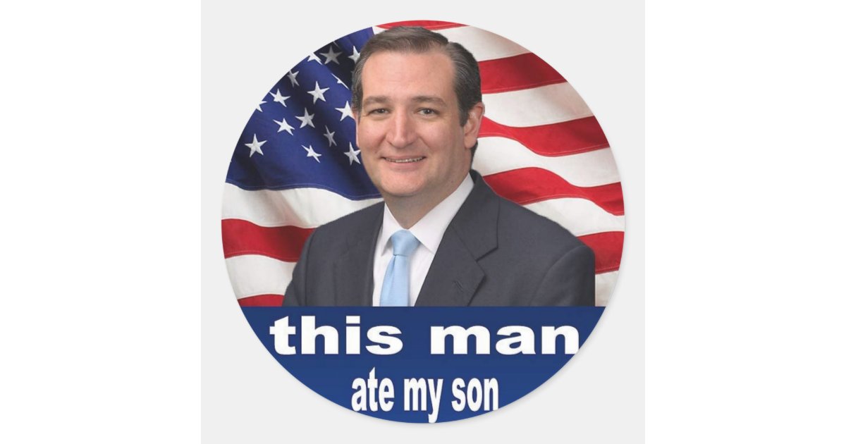 This Man Ate My Son Meme Classic Round Sticker | Zazzle