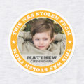 This was stolen from | Modern Custom Photo Name Kids' Labels | Zazzle