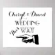 This Way Hand Pointing Custom Wedding Sign | Zazzle