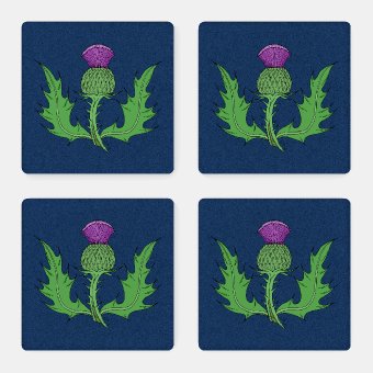 Thistle Coaster Set | Zazzle