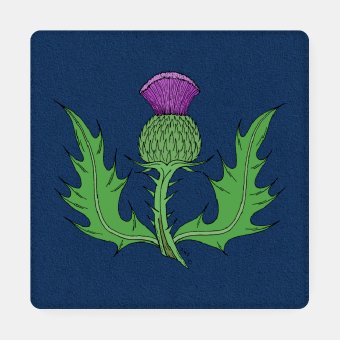 Thistle Coaster Set | Zazzle