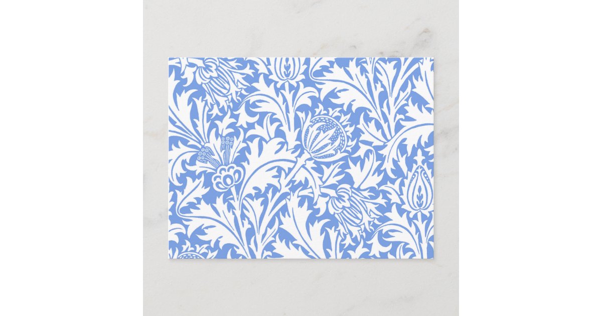 Thistle, William Morris Postcard | Zazzle