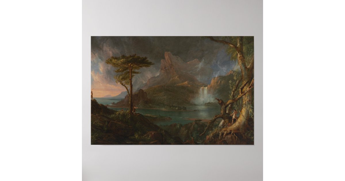 Thomas Cole - A Wild Scene Poster | Zazzle