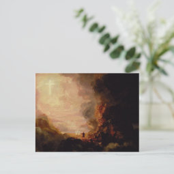 Thomas Cole- The Pilgrim of the Cross Postcard | Zazzle
