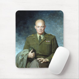 Thomas Edgar Stephens Dwight D. Eisenhower Mouse Pad | Zazzle