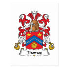 Thomas Family Crest Postcard | Zazzle.com