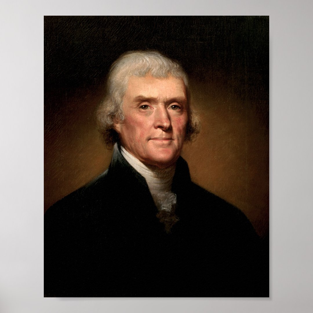 Thomas Jefferson Poster | Zazzle