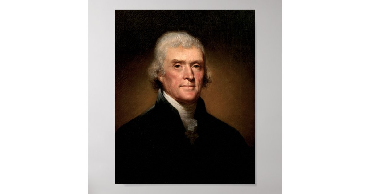 Thomas Jefferson Poster | Zazzle