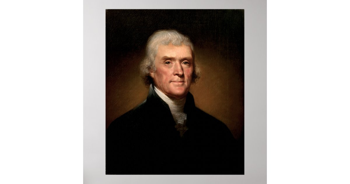 Thomas Jefferson Poster | Zazzle
