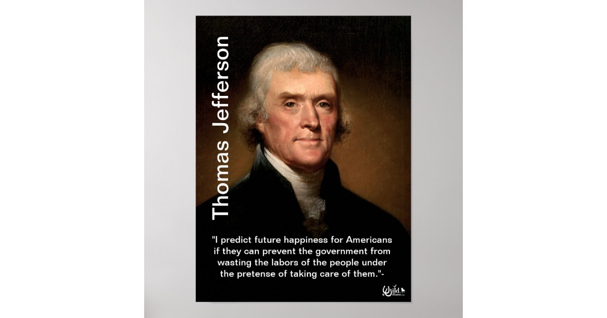 Thomas Jefferson Poster | Zazzle