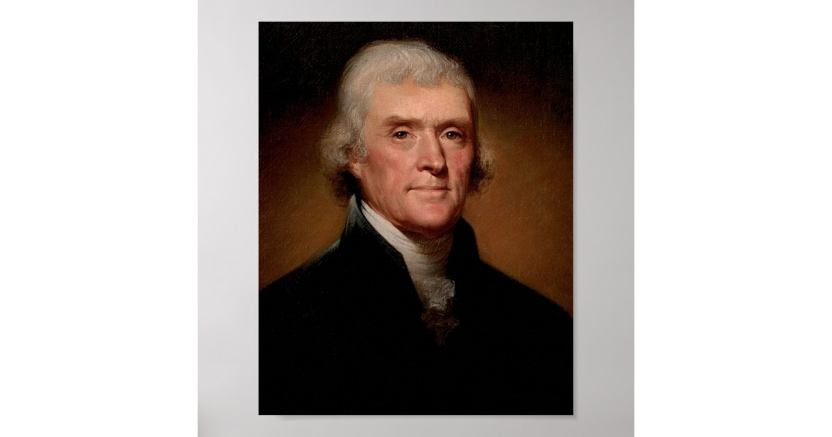 Thomas Jefferson Poster | Zazzle