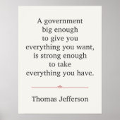 Thomas Jefferson Quote Poster | Zazzle