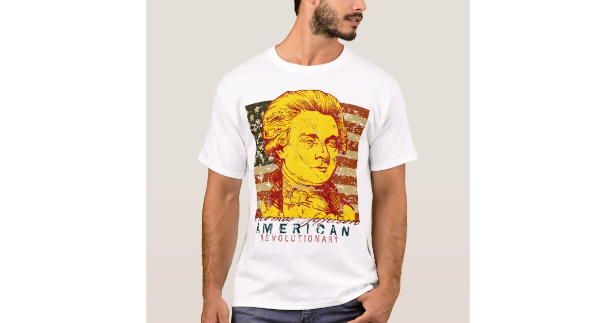Thomas Jefferson T-Shirt - Customized | Zazzle