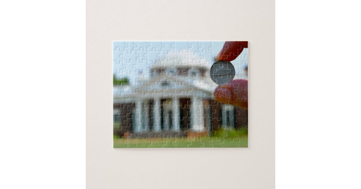 Thomas Jefferson's Monticello Jigsaw Puzzle | Zazzle