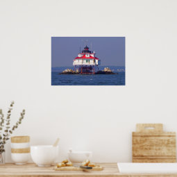 Thomas Point Lighthouse Ch... Poster | Zazzle