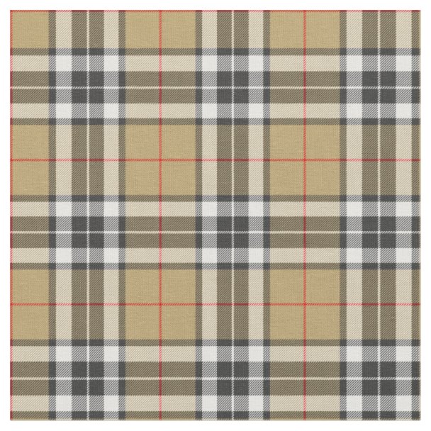 Hay Scottish Clan Tartan Plaid Pattern Fabric | Zazzle