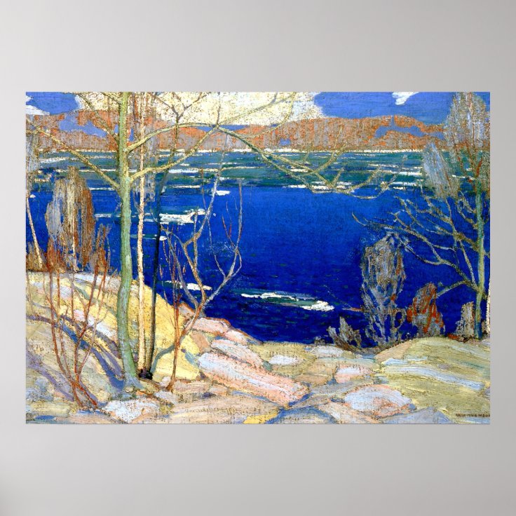 Thomson - Spring Ice Poster | Zazzle