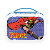 Thor Flying With Mjolnir Lunch Box | Zazzle