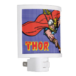 Thor Flying With Mjolnir Night Light | Zazzle