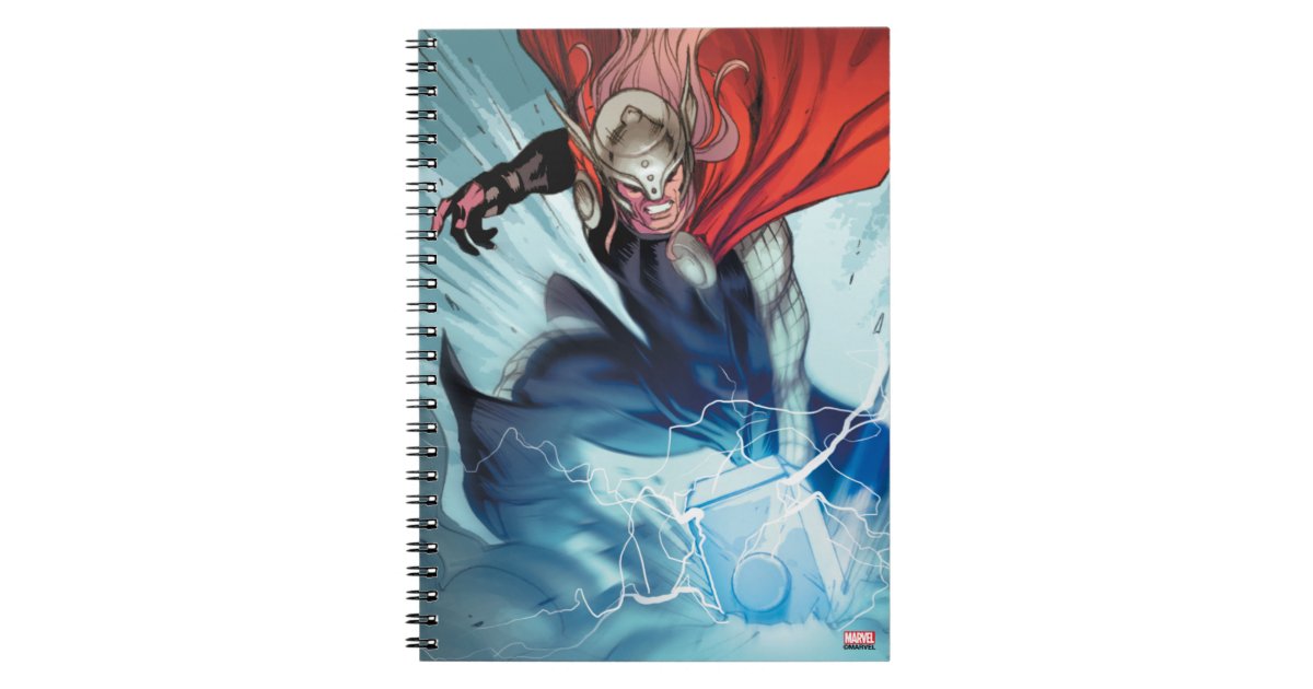 Thor Hammer Comic Panel Notebook | Zazzle