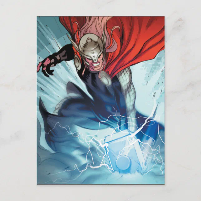 Thor Hammer Comic Panel Postcard | Zazzle