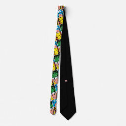 Thor, Iron Man, Captain America, Hulk Pattern Neck Tie | Zazzle