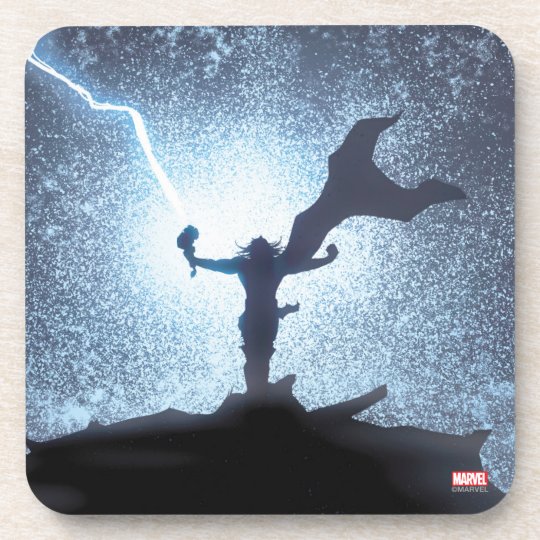 Thor Lightning Comic Panel Coaster | Zazzle.com