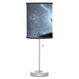 Thor Lightning Comic Panel Table Lamp | Zazzle