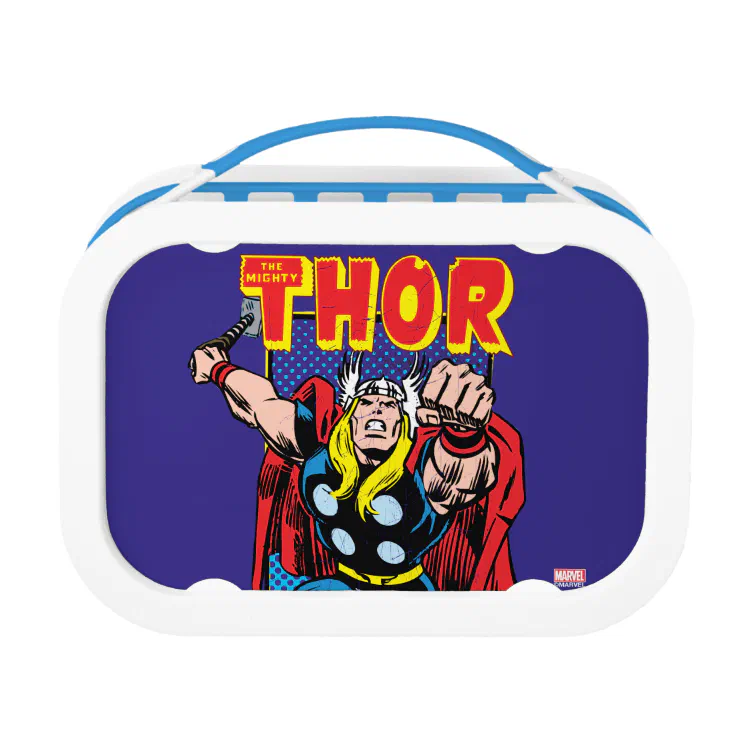 Thor Retro Comic Graphic Lunch Box | Zazzle