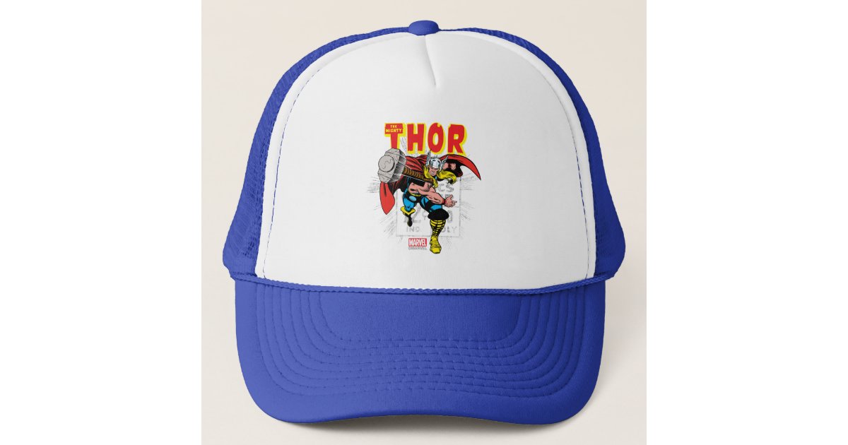 Thor Retro Comic Price Graphic Trucker Hat | Zazzle