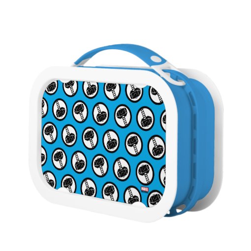 Thor Retro Hammer Icon Lunch Box | Zazzle