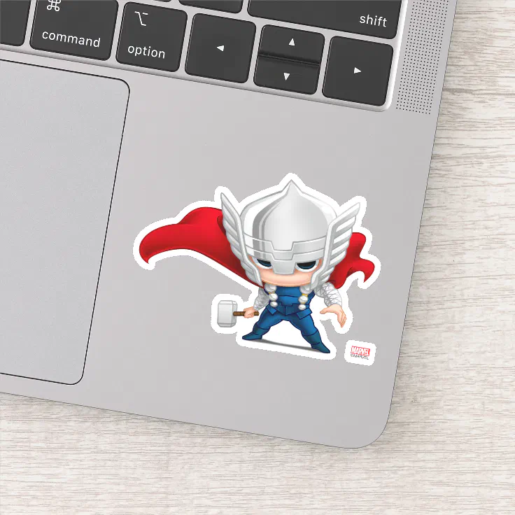 Thor Stylized Art Sticker | Zazzle