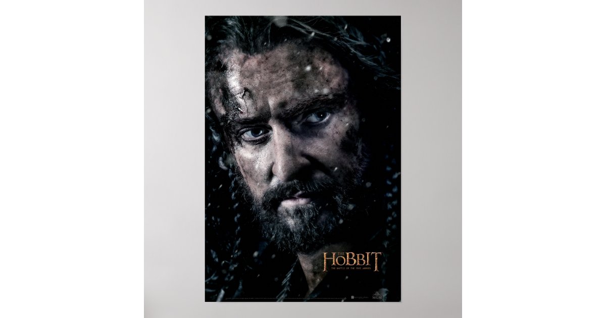 THORIN OAKENSHIELD™ Close Up Poster | Zazzle