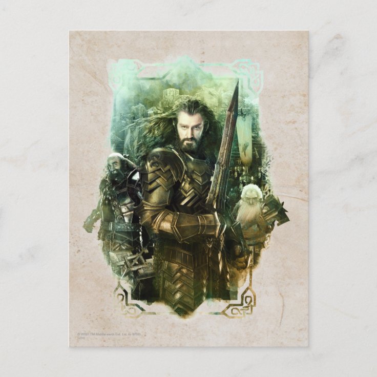 THORIN OAKENSHIELD™, Dwalin & Balin Graphic Postcard | Zazzle
