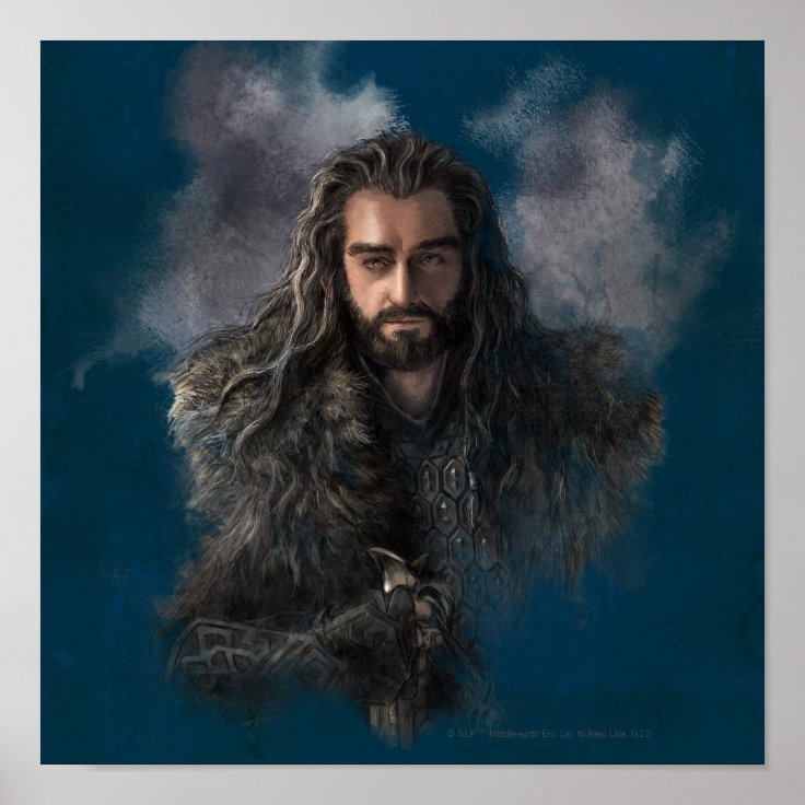 THORIN OAKENSHIELD™ Illustration Poster | Zazzle