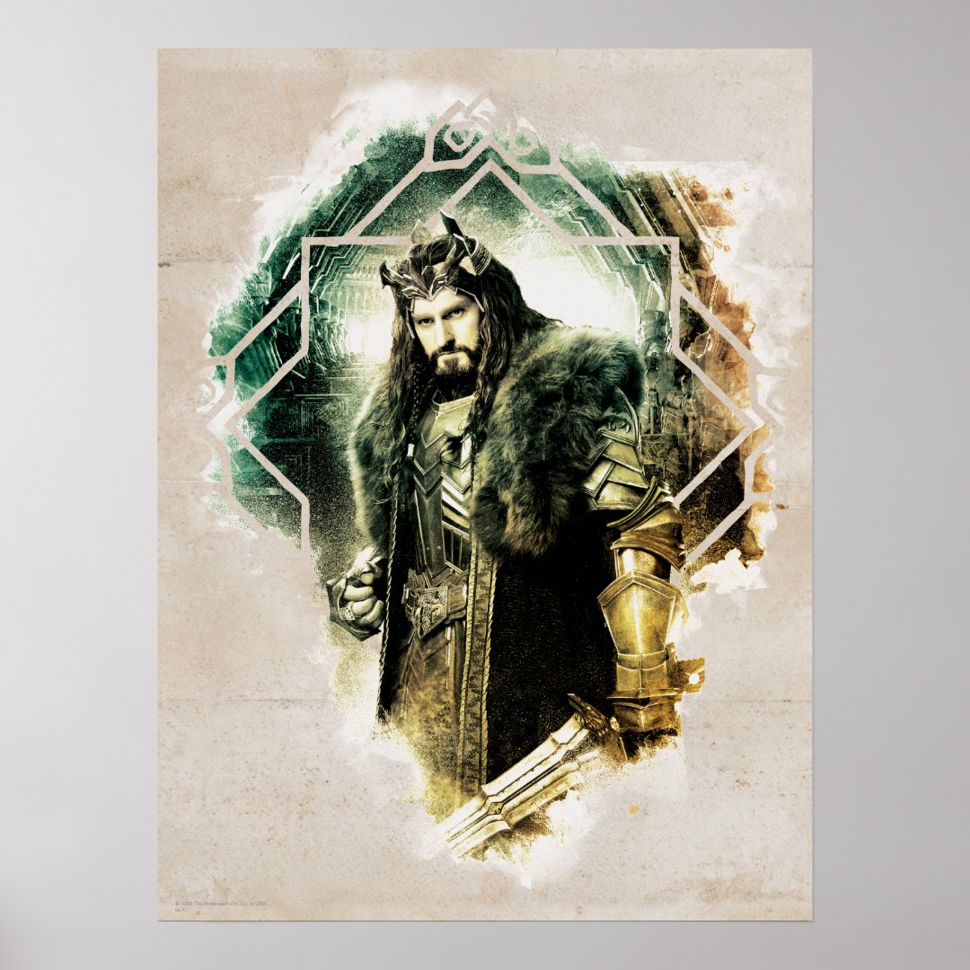 THORIN OAKENSHIELD™ - King Under The Mountain Poster | Zazzle