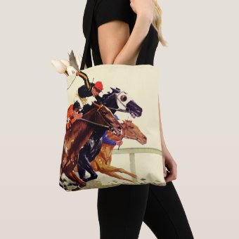 Thoroughbred Race Tote Bag | Zazzle