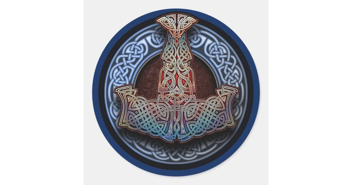 Thor's Hammer Stickers | Zazzle