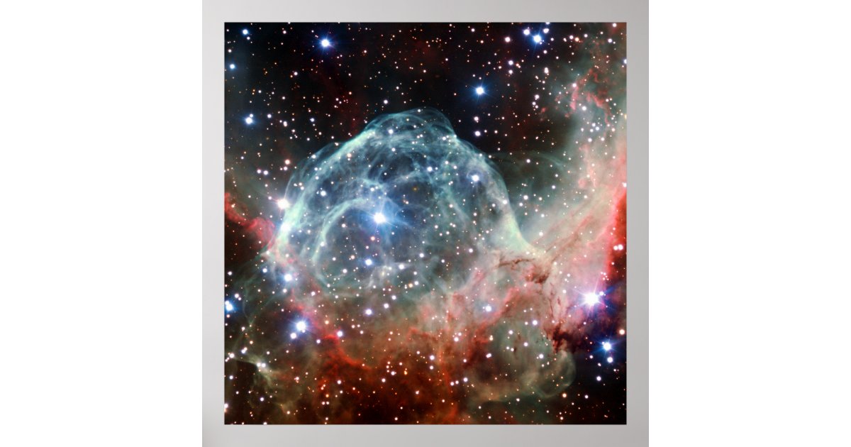 Thor's Helmet Nebula Space Poster | Zazzle