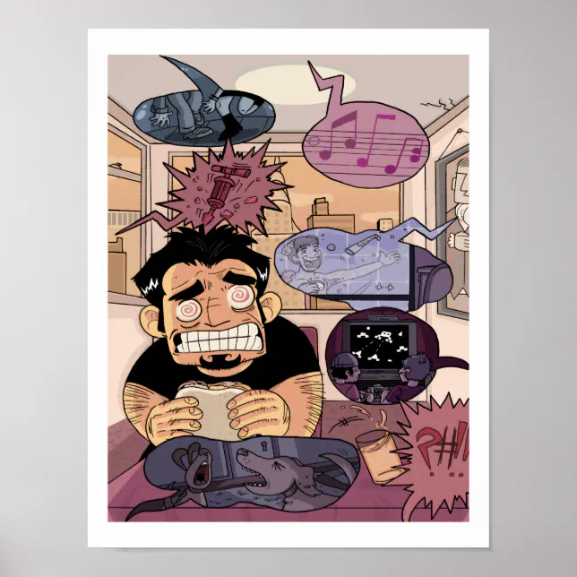 Those Noisy Neighbors Poster | Zazzle