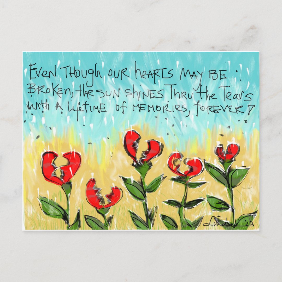 Thoughtful and creative sympathy card | Zazzle