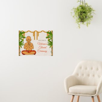 Thread Ceremony sign & Upanayanam sign | Zazzle