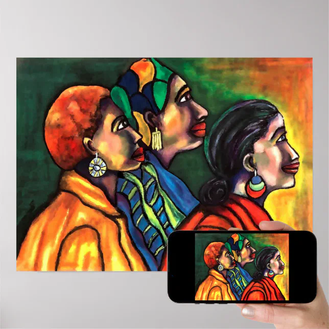 Three African American Women Poster | Zazzle