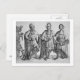 Three American Cherokee Chiefs, 1762 (engraving) Postcard | Zazzle