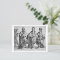 Three American Cherokee Chiefs, 1762 (engraving) Postcard | Zazzle