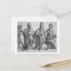 Three American Cherokee Chiefs, 1762 (engraving) Postcard | Zazzle