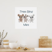 Three Blind Mice Poster | Zazzle