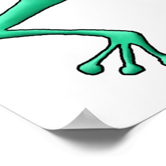 Three Dancing Frogs Art Print Poster | Zazzle