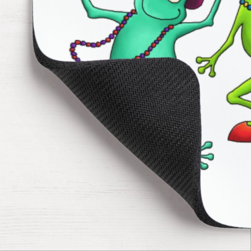 Three Dancing Frogs Mouse Pad | Zazzle